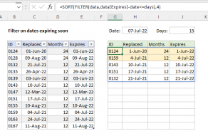 Excel FILTER Function Exceljet
